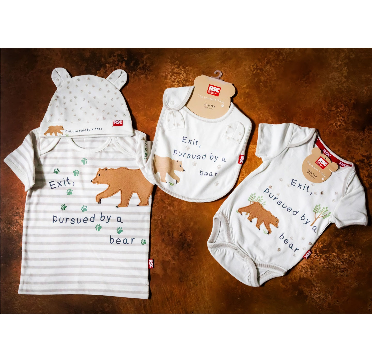 Exit pursued by a bear – The RSC shop