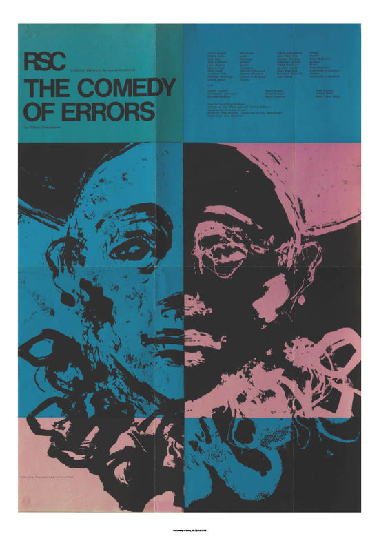 Archive Poster: Comedy Of Errors (1972) – The RSC shop