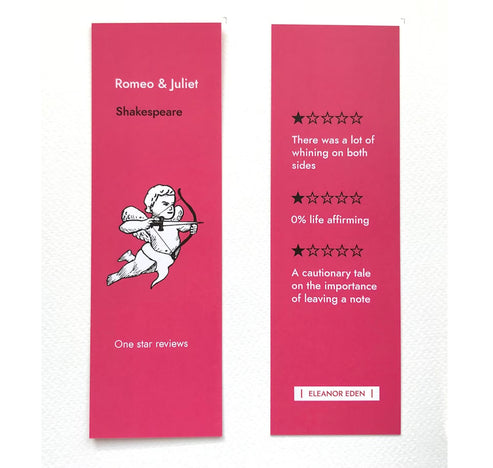 Bookmark: 1 Star Review - Romeo and Juliet – The RSC shop
