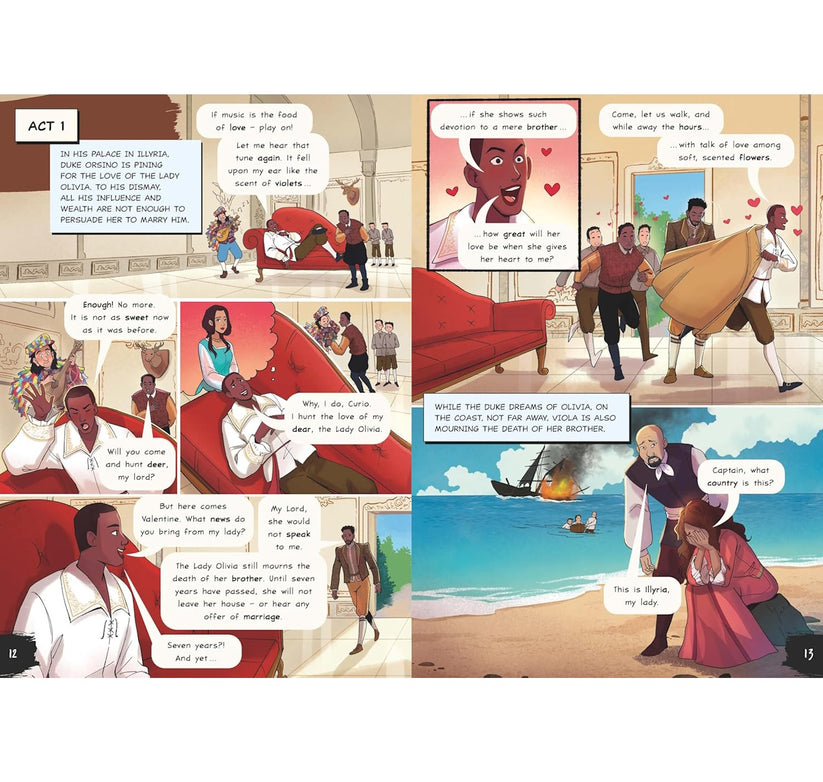 Shakespeare's Twelfth Night: A Graphic Novel HB – The RSC shop