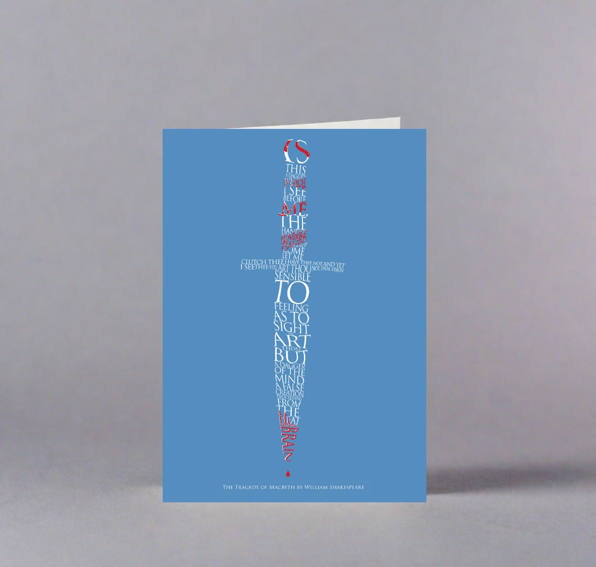 Greeting Card: Macbeth - Is This A Dagger Which I See Before Me? – The ...