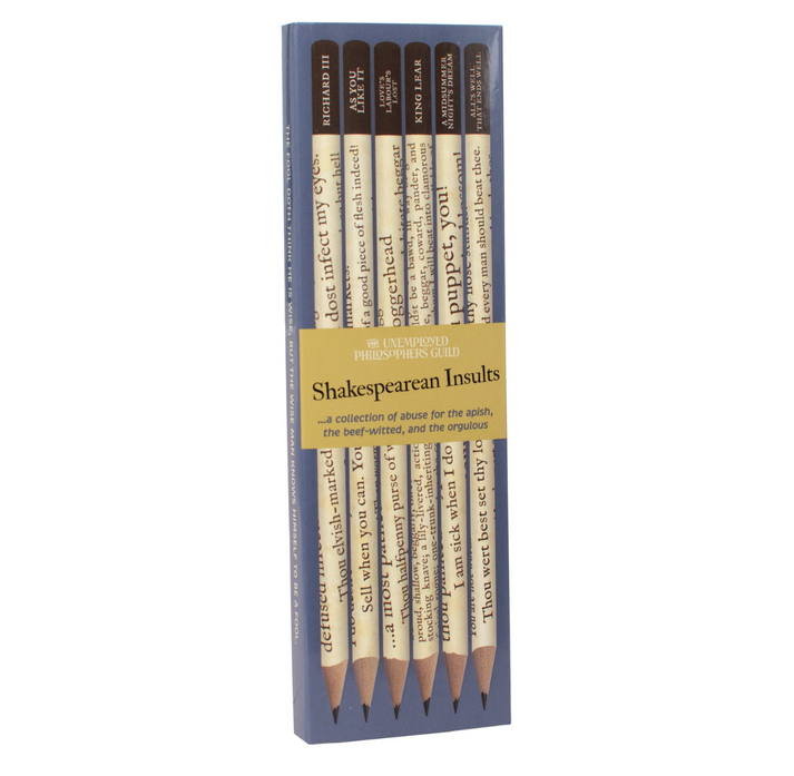 Pencil: Shakespearean Insults Set – The RSC shop