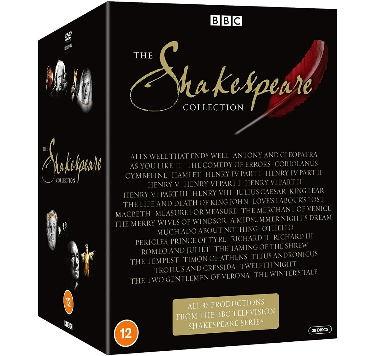 BBC Shakespeare Collection 38 Disc Box Set: BBC, DVD (2020) – The RSC shop